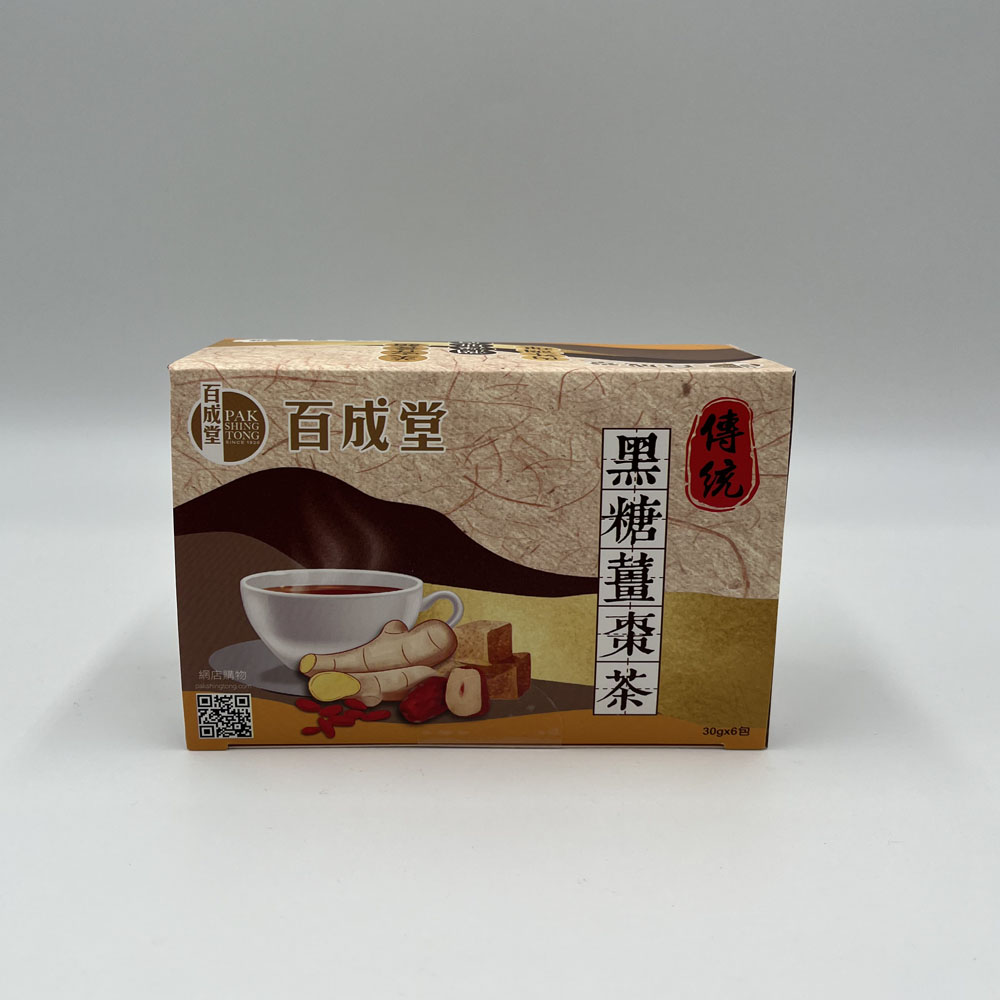 百成堂 Pak Shing Tong - 傳統黑糖薑棗茶(6包x30g)