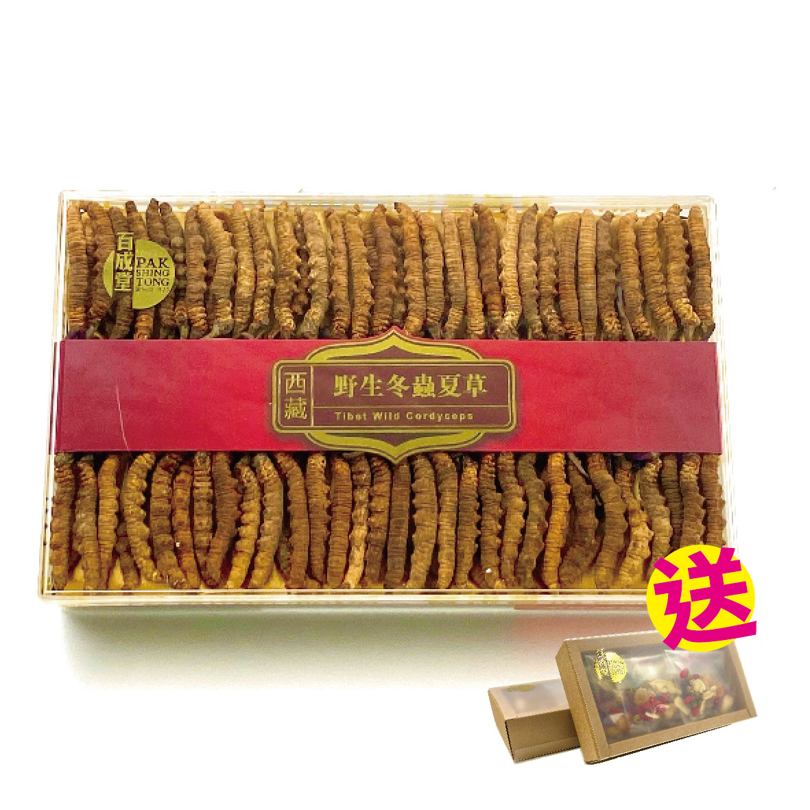 百成堂 Pak Shing Tong - 精选顶级西藏野生冬虫夏草皇约110条/两